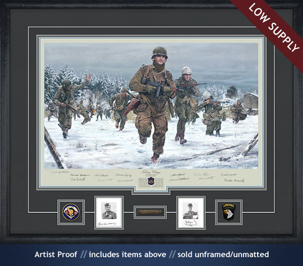 "Taking Charge" Captain Ron Speirs at Foy art print by Sean Sullivan ...