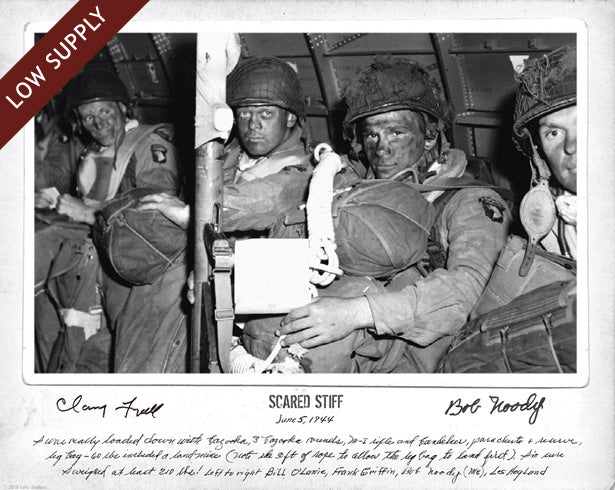 "Scared Stiff" photo autographed by Clancy Lyall & Bob Noody – ValorStudios