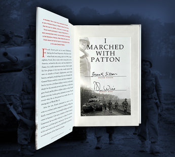 "I Marched With Patton" with Frank Sisson autographed bookplate ...