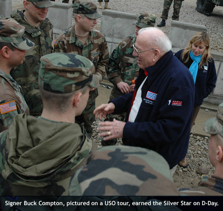 "Scared Stiff" photo autographed by Buck Compton & Bob Noody – ValorStudios