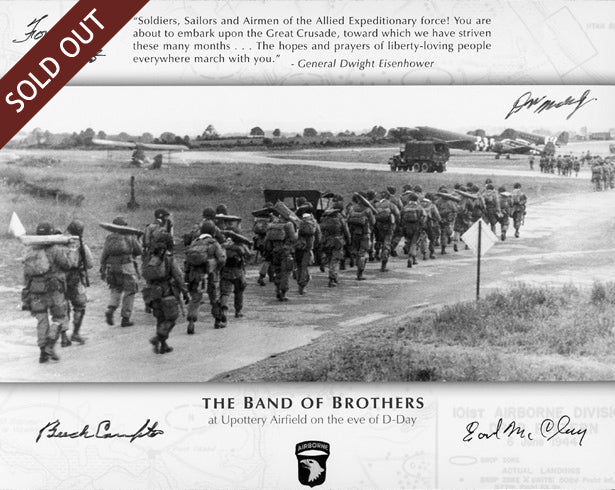 "Upottery Airfield: June 5, 1944" autographed photo – ValorStudios