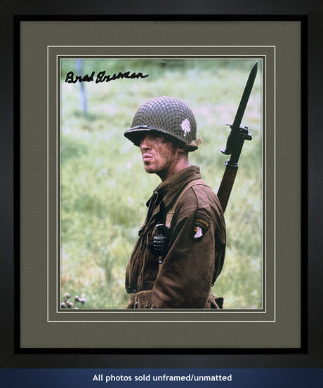 "Capt. Dick Winters in Holland" photo autographed by Brad Freeman ...