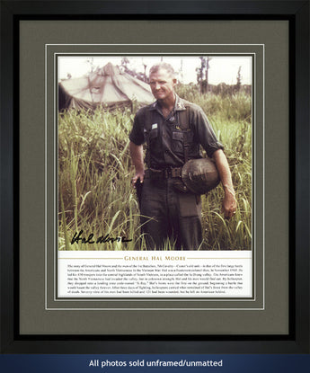 General Hal Moore Autographed Vietnam War photograph – ValorStudios