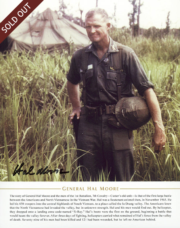 General Hal Moore Autographed Vietnam War photograph – ValorStudios