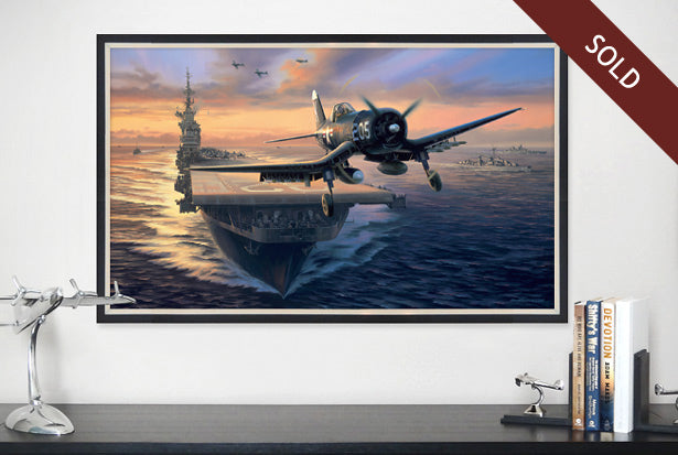 "Off to the Chosin" Original Painting by Nicolas Trudgian – ValorStudios