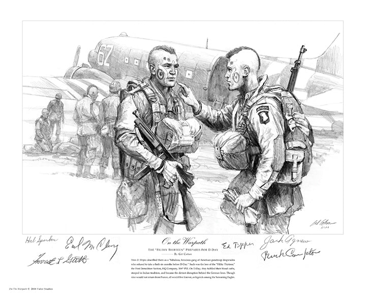 "On the Warpath" Filthy 13 military art print by Gil Cohen – ValorStudios