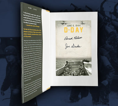"The First Wave" book with D-Day heroes autographed bookplate ...